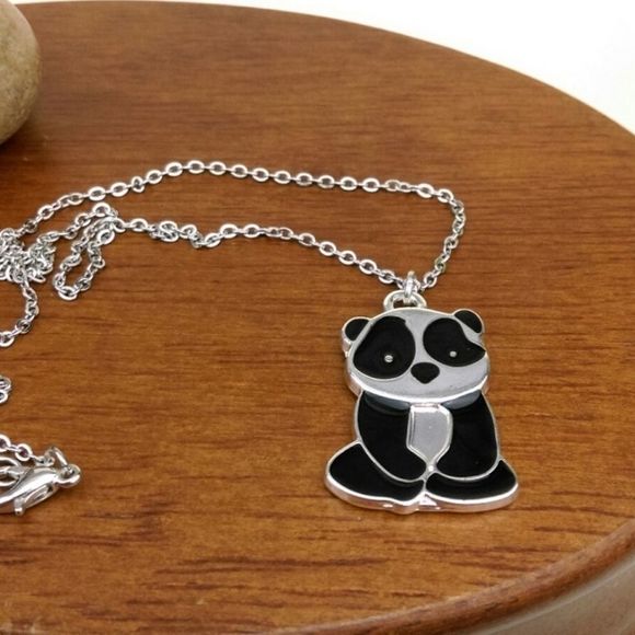 Harriet Ave Jewels | Jewelry | New Panda Charm And Silver Tone Chain ...